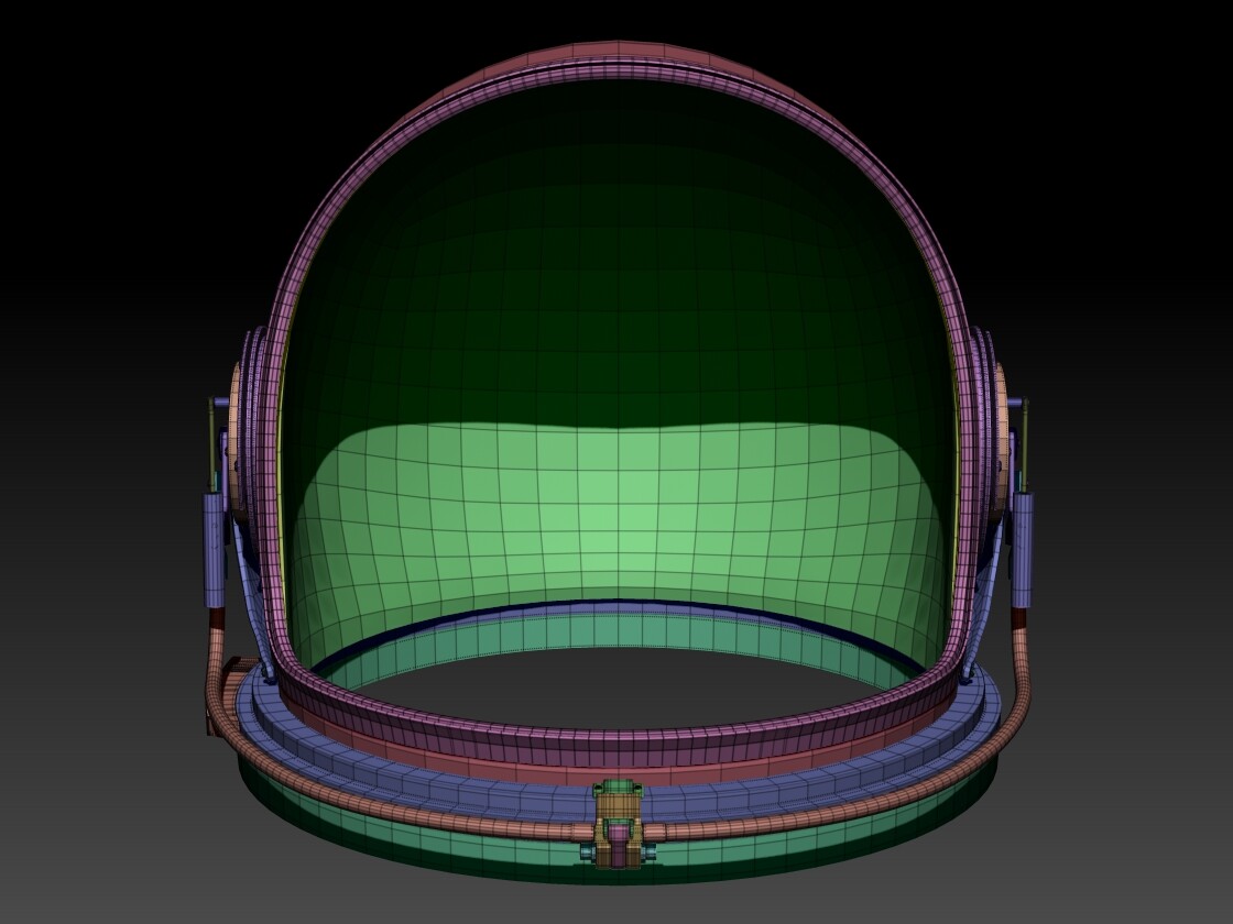 ArtStation - Astronaut Space Helmet High Poly 3d model (ZTL/OBJ ...