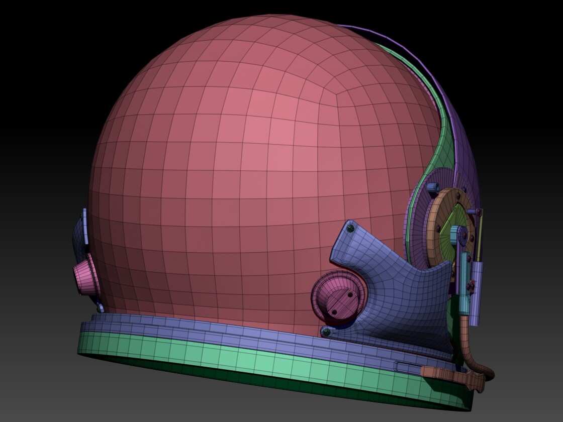 ArtStation - Astronaut Space Helmet High Poly 3d model (ZTL/OBJ ...