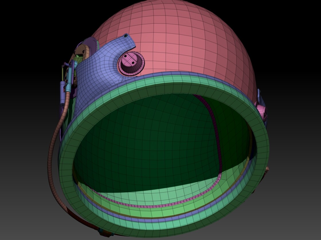 ArtStation - Astronaut Space Helmet High Poly 3d model (ZTL/OBJ ...