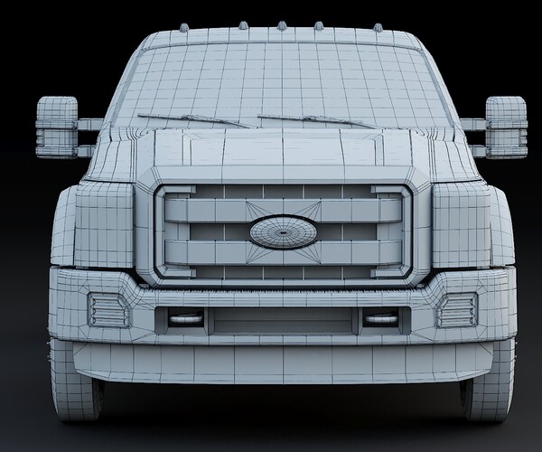 ArtStation - Ford F550 Super Duty Regular cab | Game Assets