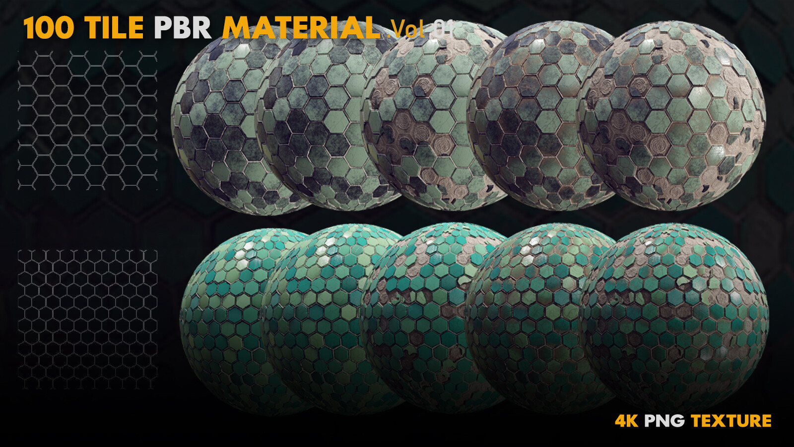 ArtStation - Tile PBR Materials |Vol 01 | Game Assets