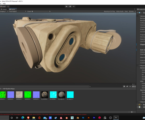 ArtStation - AN/PEQ-15 Laser Sight Game Asset Attachment for Unity and ...