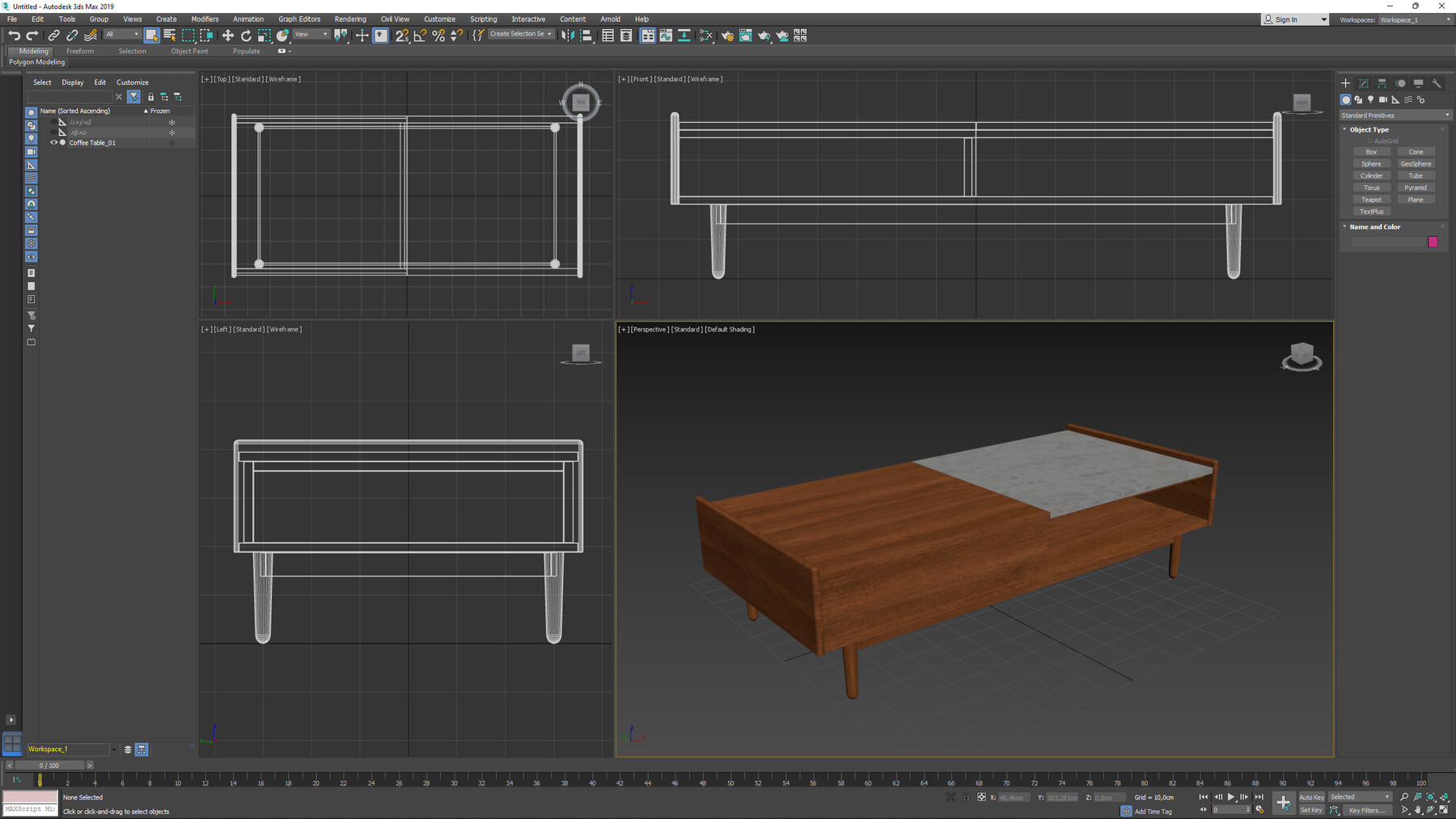ArtStation - Coffee Table No1 | Resources