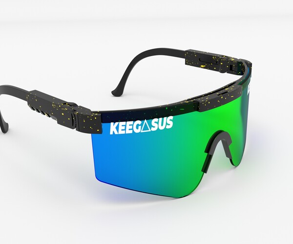 ArtStation - Pit Viper sport glasses 3D Model, Fashion Pit Viper ...