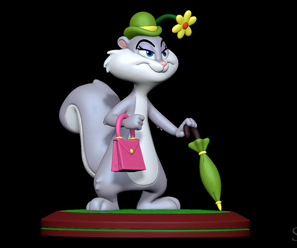 ArtStation - Slappy Squirrel - Animaniacs 3D print model | Resources