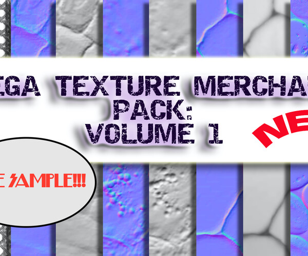 ArtStation - MEGA TEXTURE MAPS PACK VOL. 1 *FREE SAMPLE* | Resources