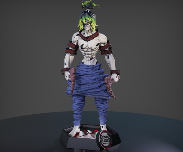 ArtStation - Demon Slayer : Gyutaro Shabana 3D print model | Resources