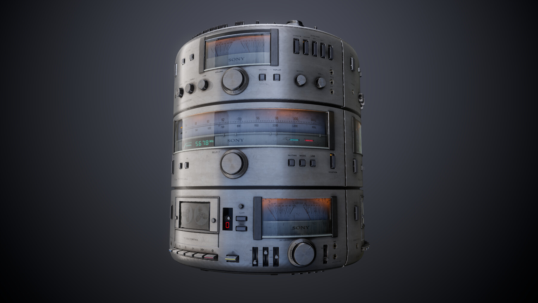 ArtStation - Stereo System Material - SBS + SBSAR + Free 2K Textures ...