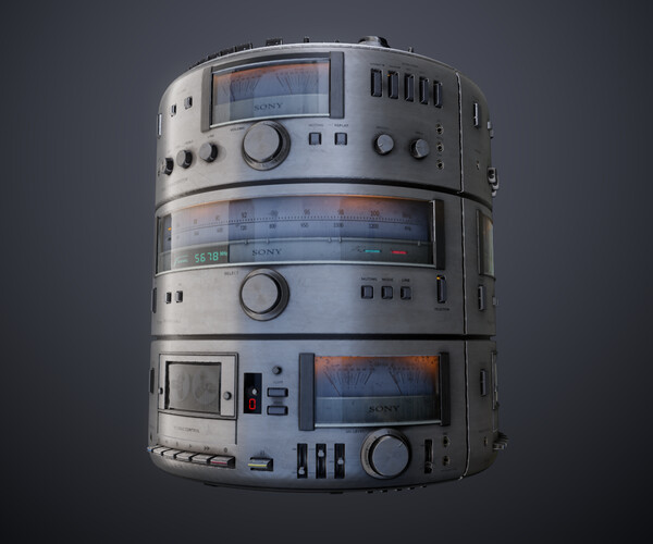 ArtStation - Stereo System Material - SBS + SBSAR + Free 2K Textures ...