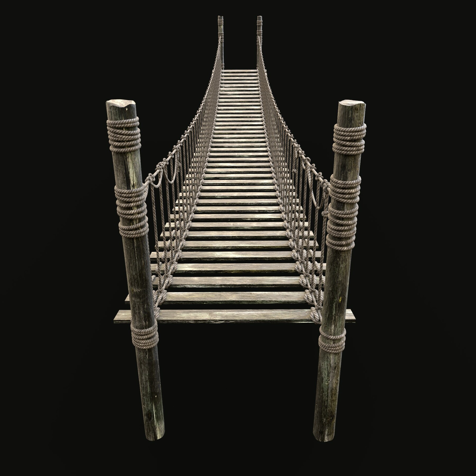 ArtStation - WOODEN BRIDGE MEDIEVAL PLATFORM CONSTRUCTION PACK ...