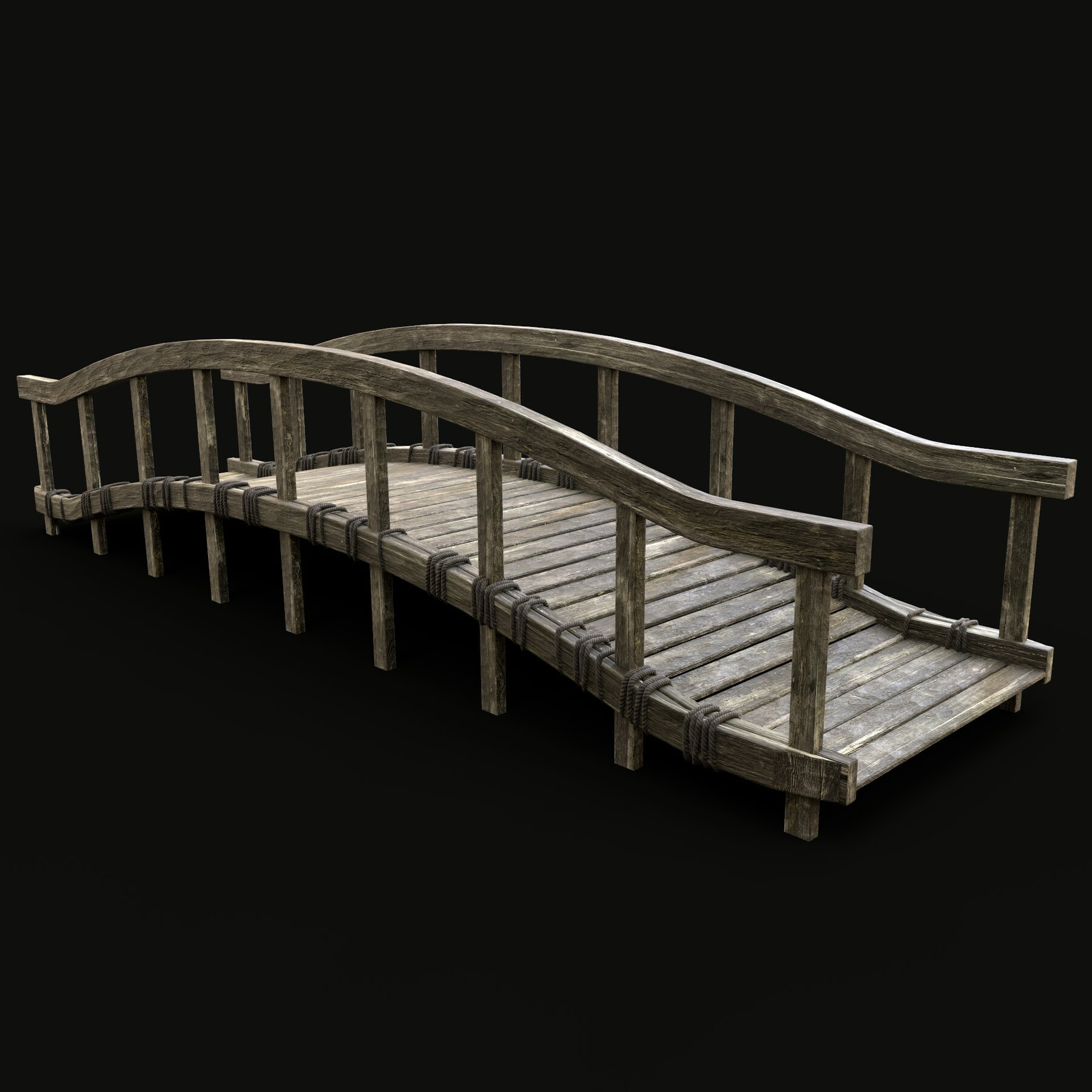 ArtStation - WOODEN BRIDGE MEDIEVAL PLATFORM CONSTRUCTION PACK ...