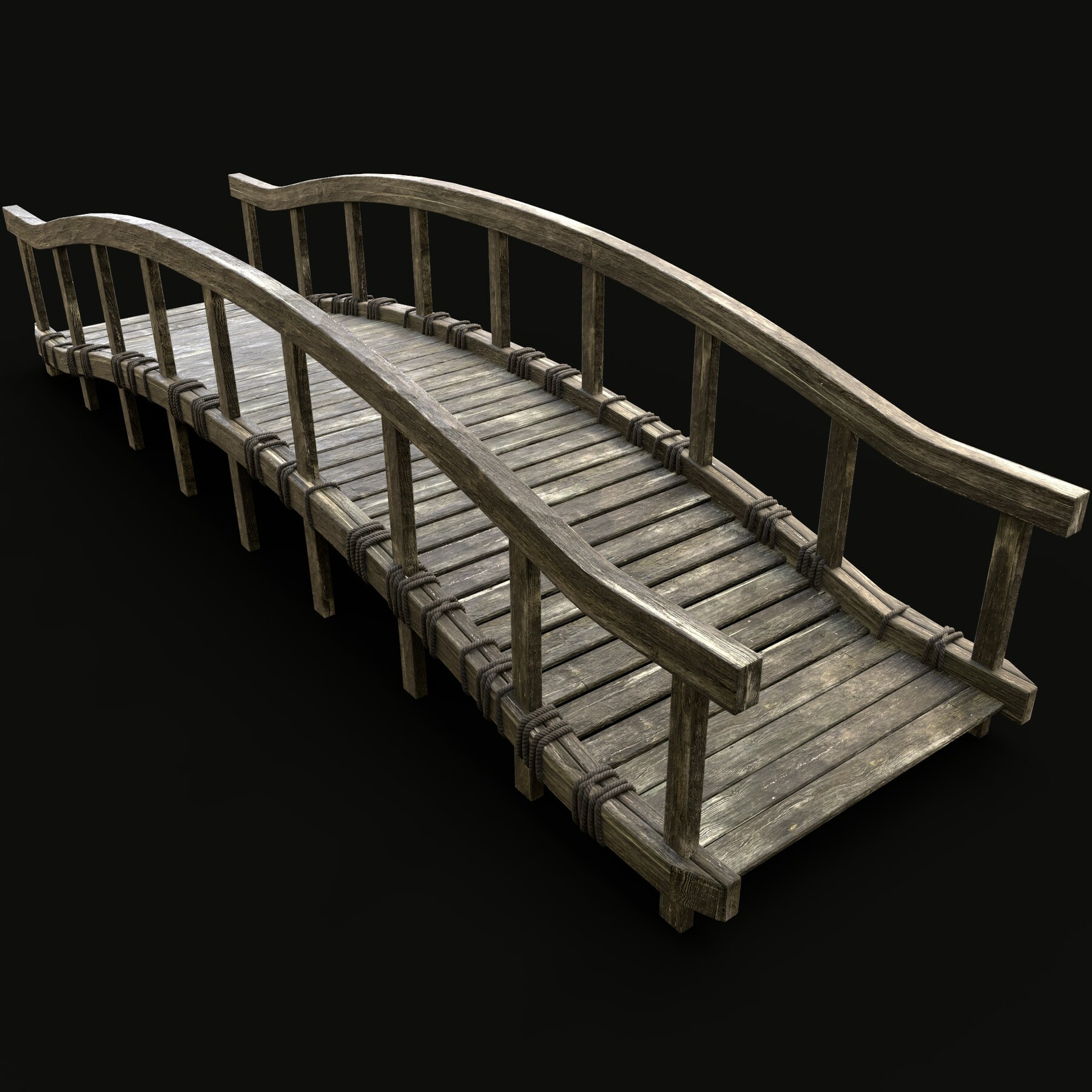 ArtStation - WOODEN BRIDGE MEDIEVAL PLATFORM CONSTRUCTION PACK ...