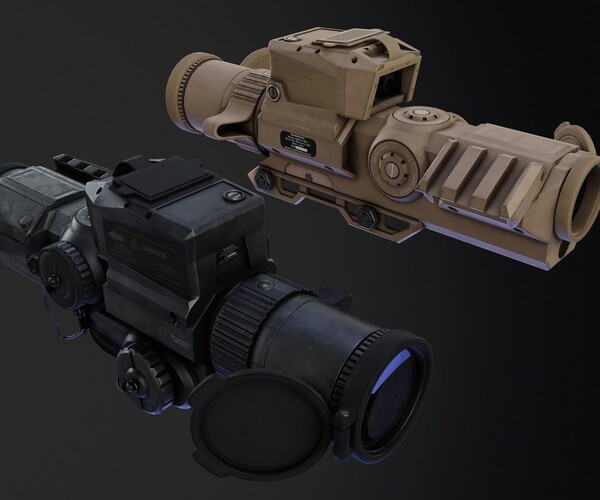 ArtStation - Vortex XM157 NGSW FC Optic | Game Assets