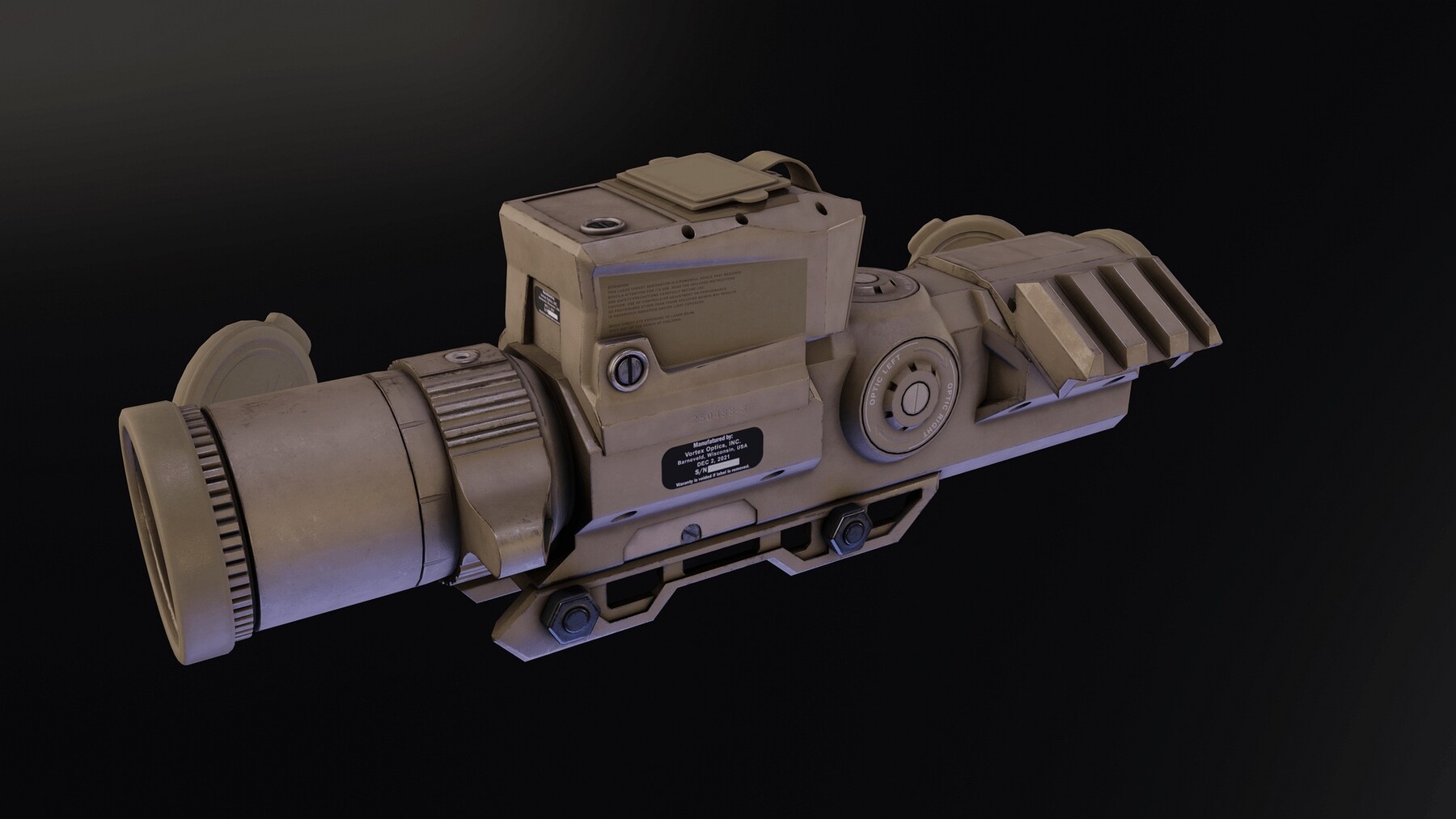 ArtStation - Vortex XM157 NGSW FC Optic | Game Assets