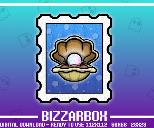 ArtStation - Twitch Emote: Clam Stamp | Artworks