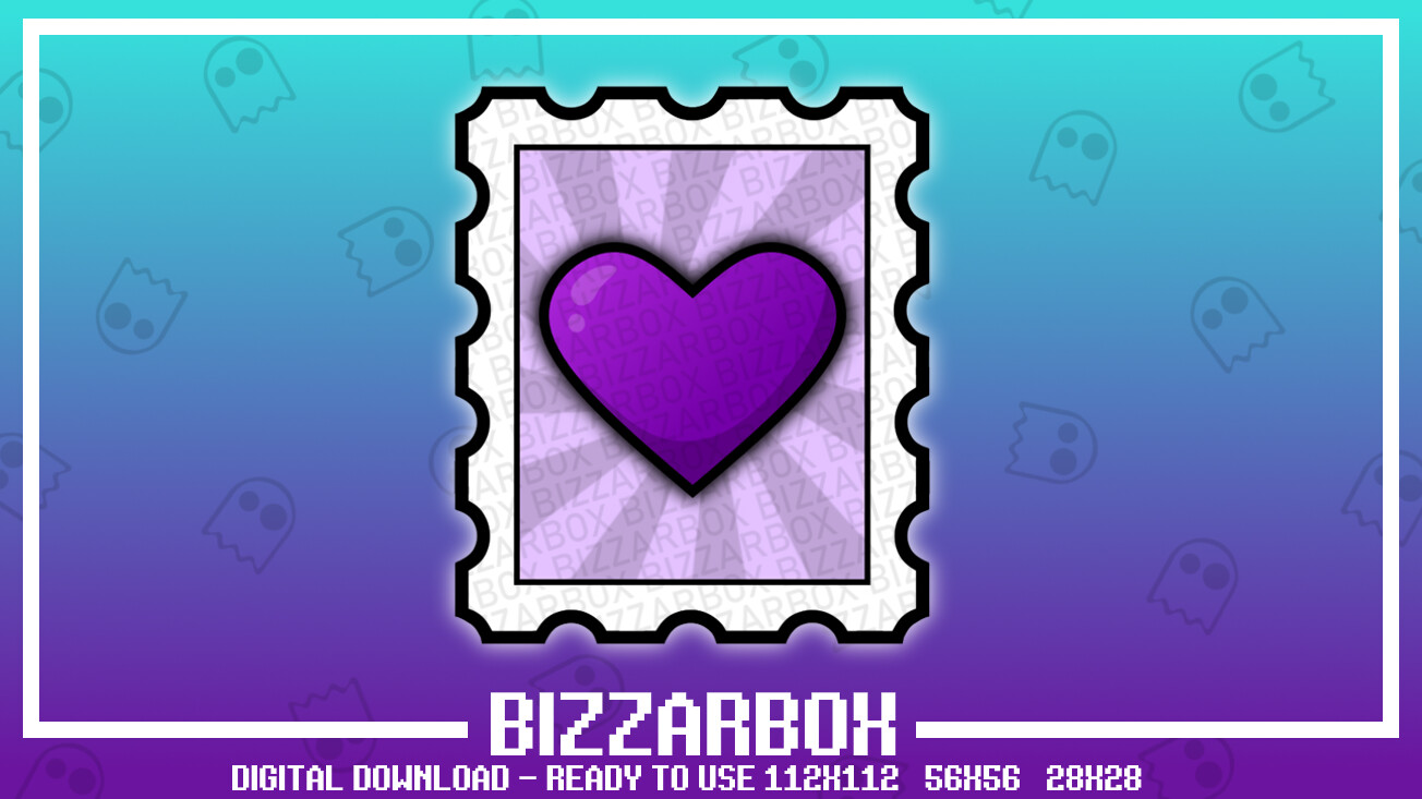 ArtStation - Twitch Emote: Love Stamp | Artworks
