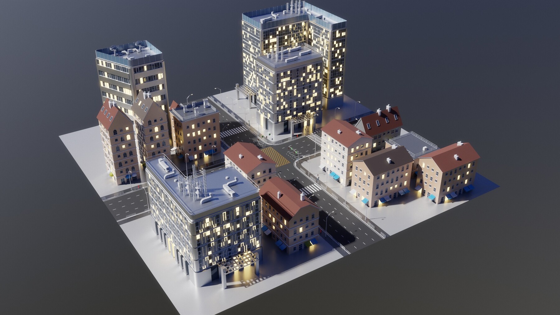 ArtStation - City Block 005 | Resources