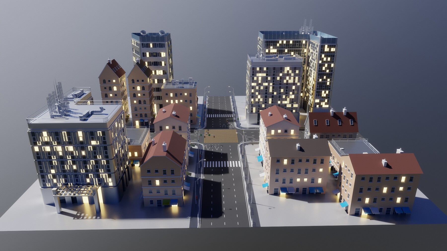 ArtStation - City Block 005 | Resources