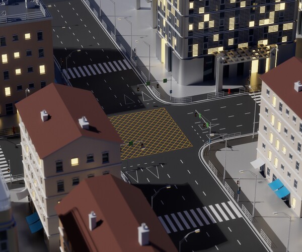 ArtStation - City Block 005 | Resources
