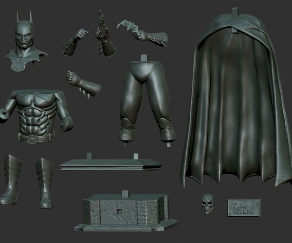ArtStation - BATMAN 1989 (36cm STL) | Resources