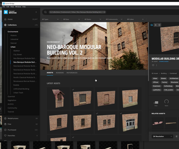 ArtStation - Procedural Modular Building Tool | Game Assets
