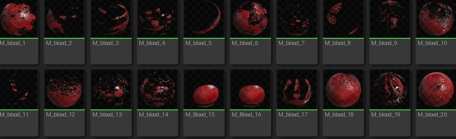 ArtStation - Blood Decals Pack for Unreal Engine | Game Assets