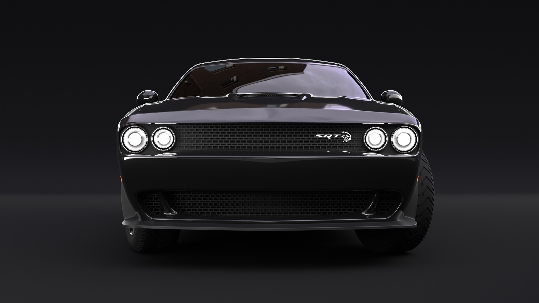ArtStation - Dodge Challenger SRT Hellcat 2015 | Game Assets