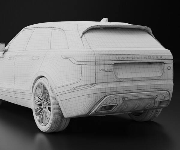 ArtStation - RANGE ROVER VELAR 2018 | Resources