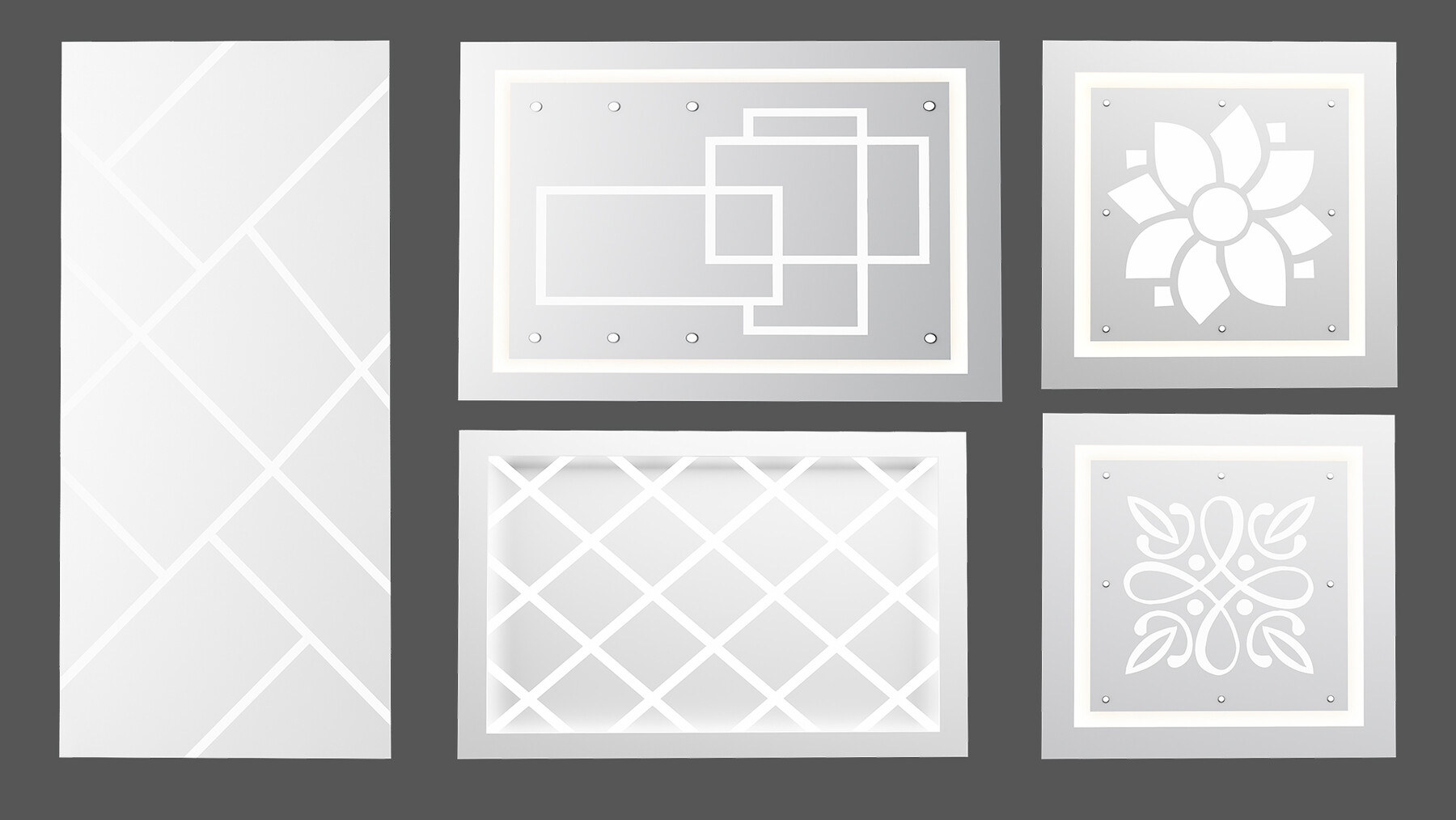 ArtStation - 25 False Ceiling Design ( Modern knauf) + Ceiling object ...