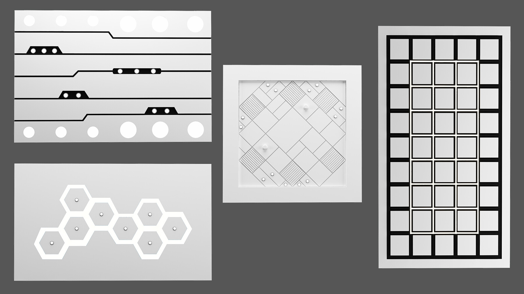 ArtStation - 25 False Ceiling Design ( Modern knauf) + Ceiling object ...