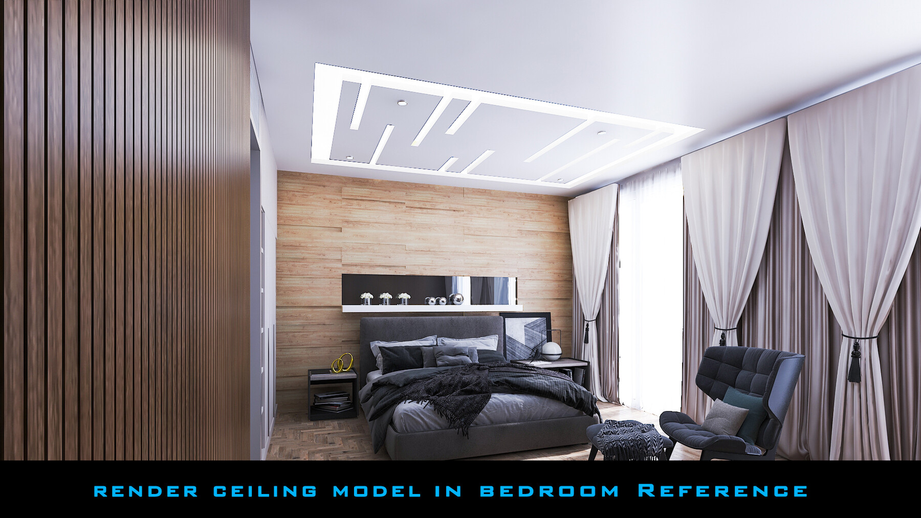 ArtStation - 25 False Ceiling Design ( Modern knauf) + Ceiling object ...