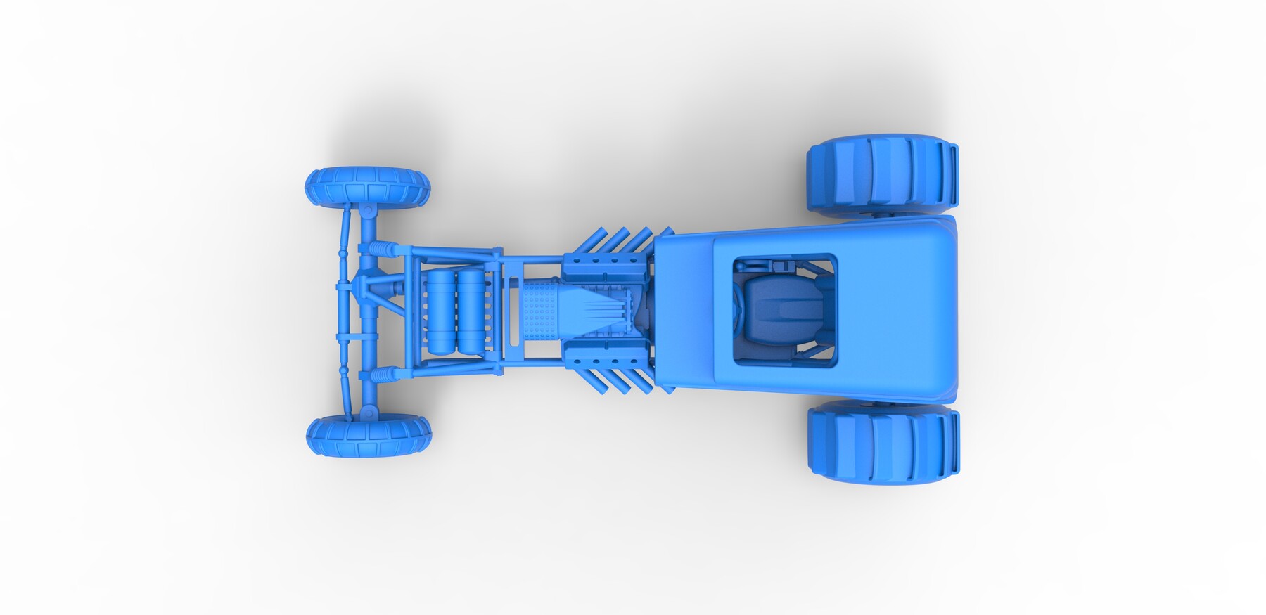 ArtStation - 3D printable Diecast Mud dragster Hot Rod Scale 1 to 25 ...