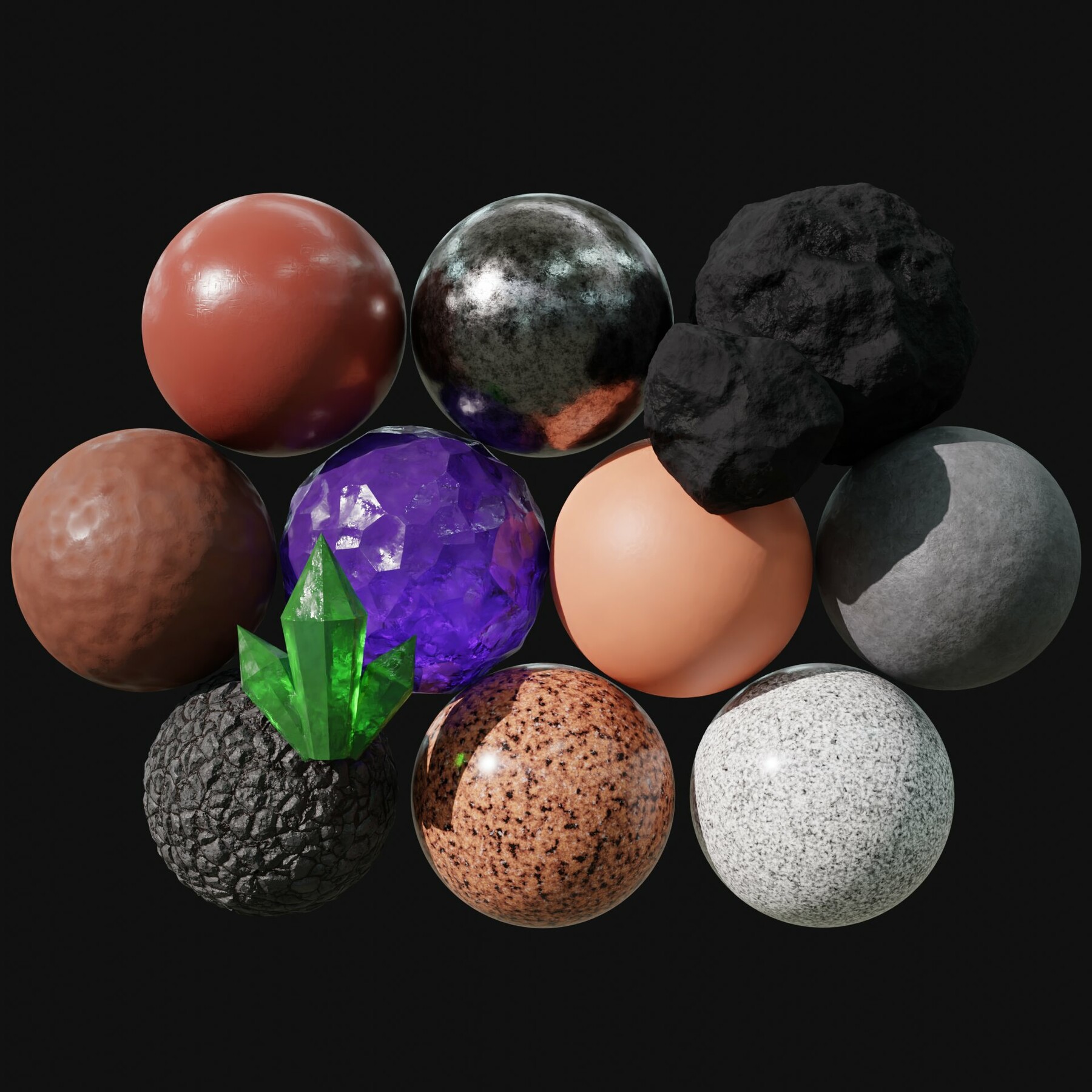 ArtStation - Blender Procedural Material Pack #7 | Resources
