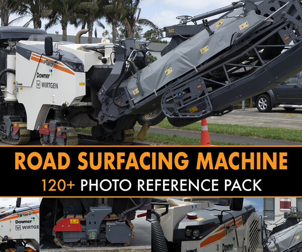 ArtStation - 230+ Road Surfacing Machine - Reference Photos | Resources