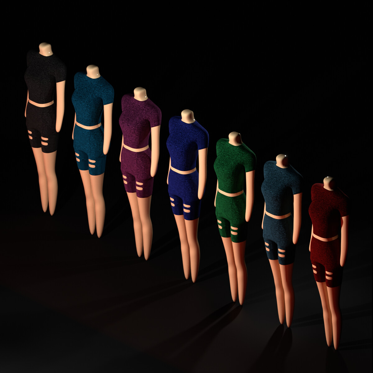 ArtStation - Casual Outfit - Clothing Series 1.7 - .blend file - with ...