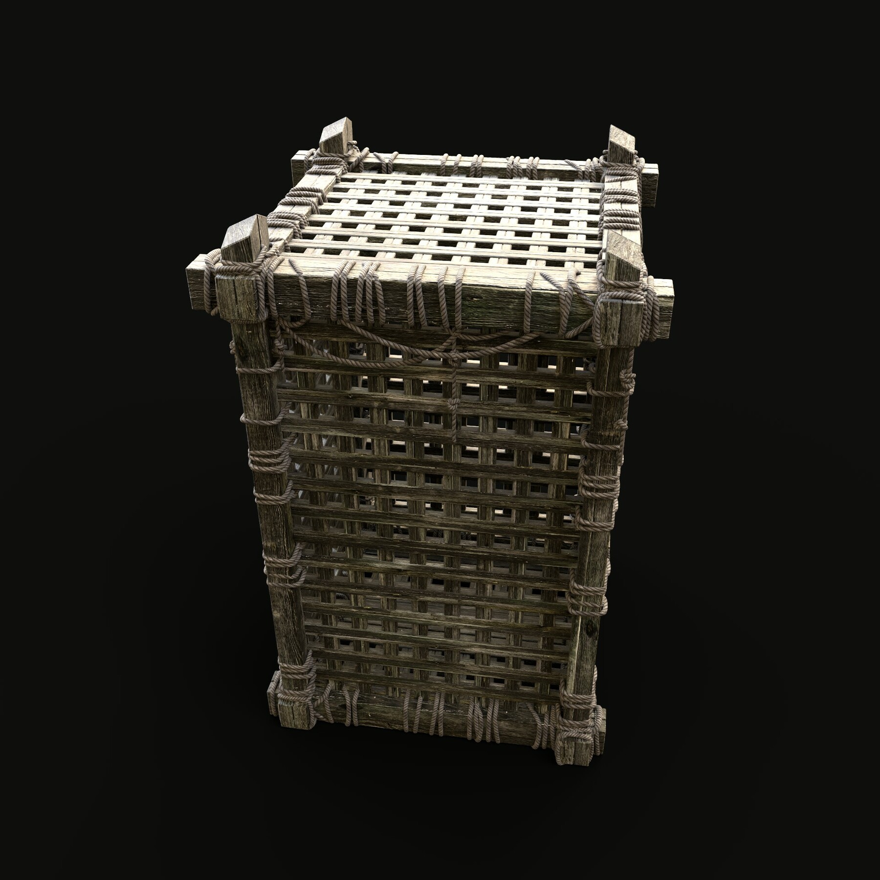 ArtStation - CAGE PACK ANIMAL HUMAN MEDIEVAL FARM WOODEN LOCKER ...