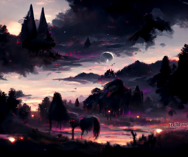 ArtStation - Fantasy Night | Artworks