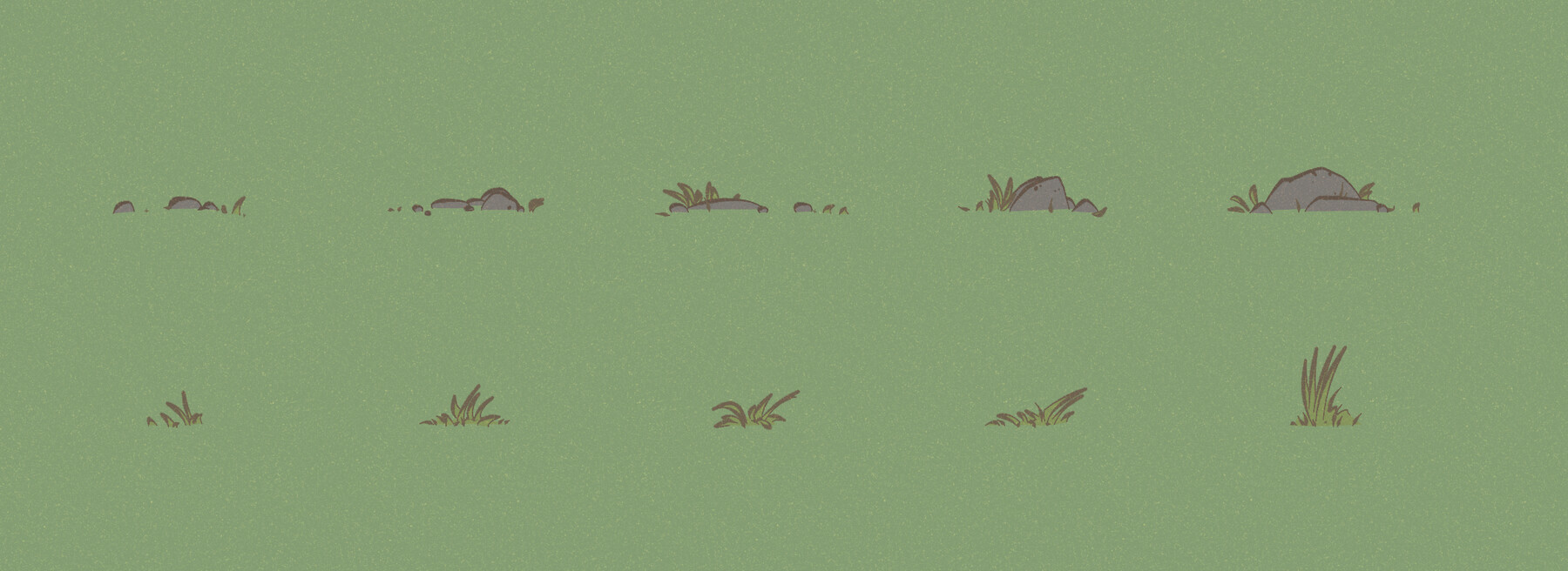 ArtStation - 2D Asset Pack – Nature 01 | Game Assets