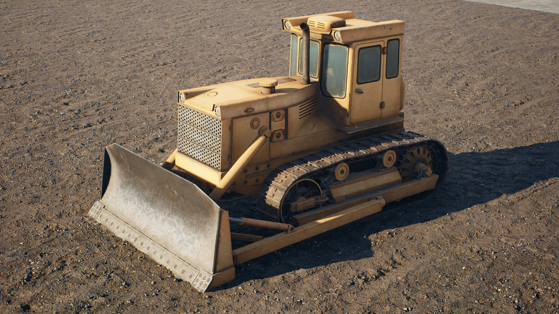 ArtStation - Bulldozer T170 - for Unreal Engine + Blender + FBX | Game ...
