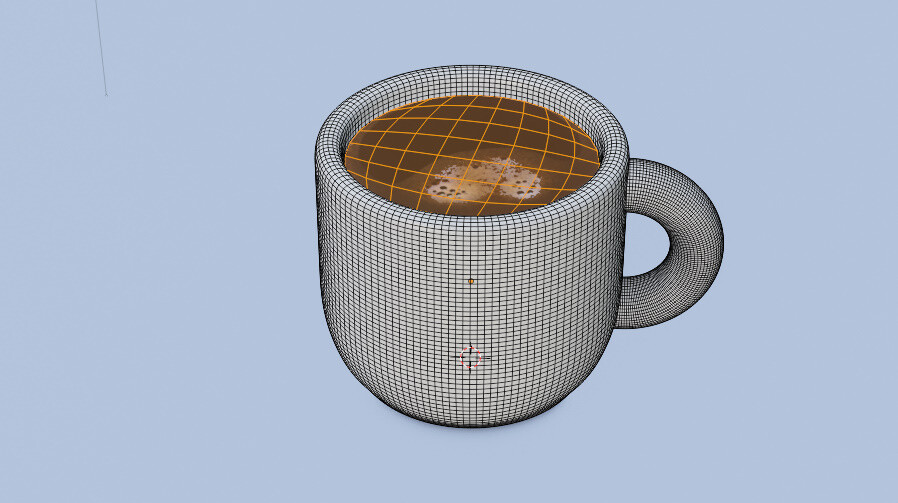 ArtStation - Coffee Cup with realistic coffee | Game Assets
