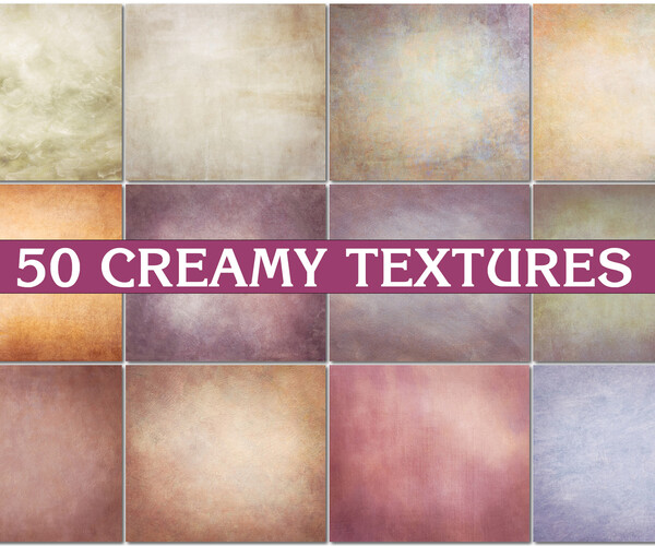 ArtStation - 50 Creamy Fine Art Textures, Soft Dreamy Digital ...