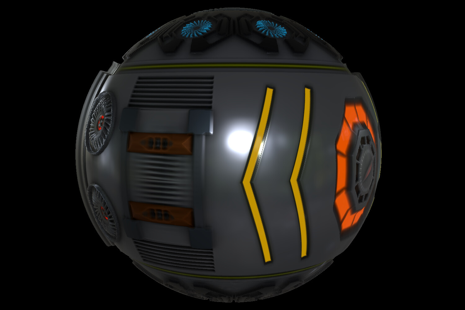 ArtStation - Sci-fi texture without modeling only texture PBR ( 8k-4k ...