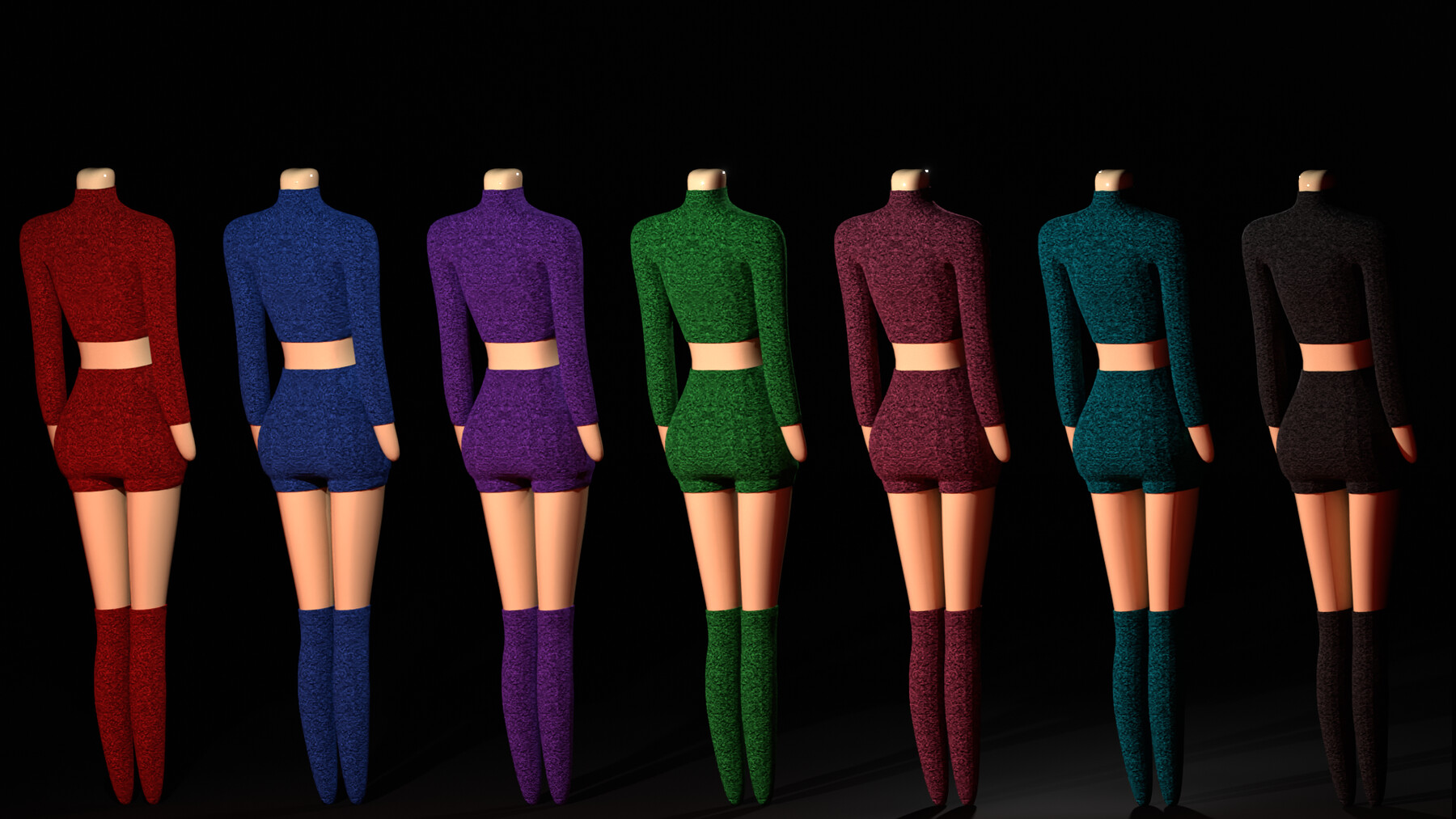 ArtStation - TurtleNeck Date Outfit - Clothing Series 1.9 - .blend file ...