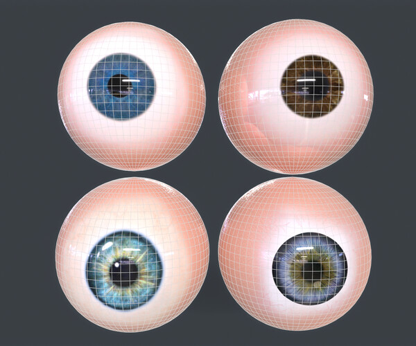 ArtStation - Human Eyeball Pack | Game Assets