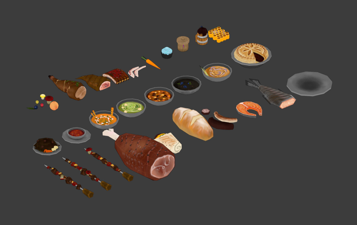 ArtStation - Fantasy Feast #2 | Game Assets