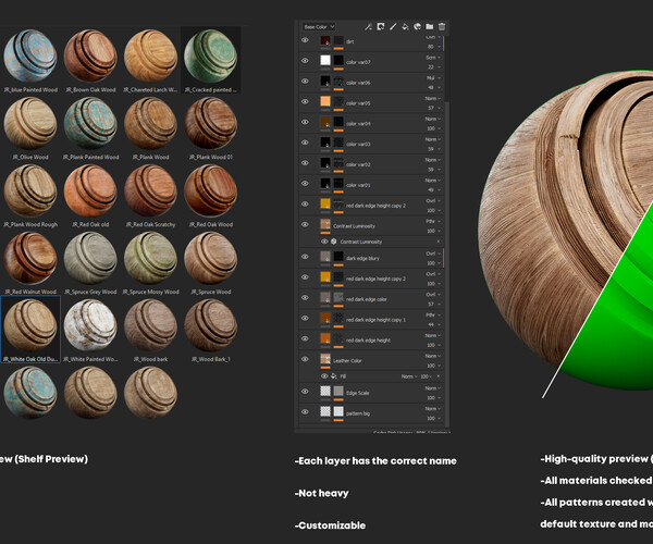 ArtStation - Wood Smart Materials Vol 02 | Resources