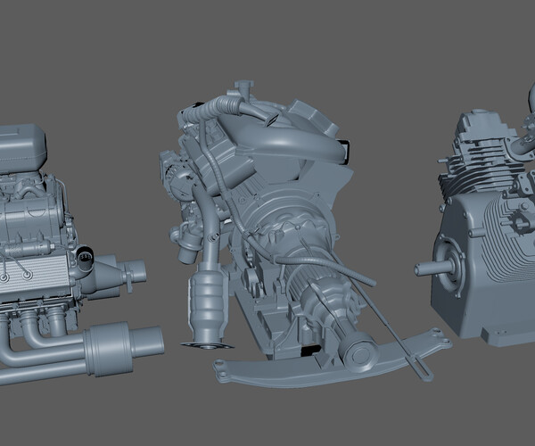 ArtStation - engine model | Resources