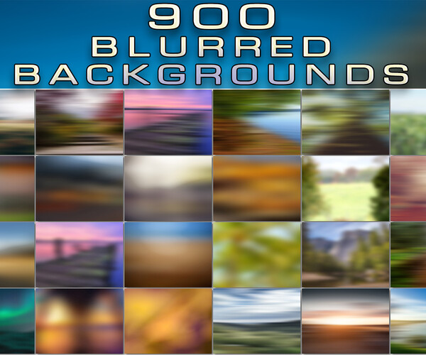 ArtStation - 900 Supermassive Blurred Backgrounds, Landscape Graphics ...