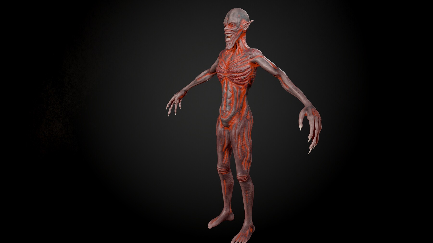 ArtStation - Ghoul Low-poly 3D model | Game Assets