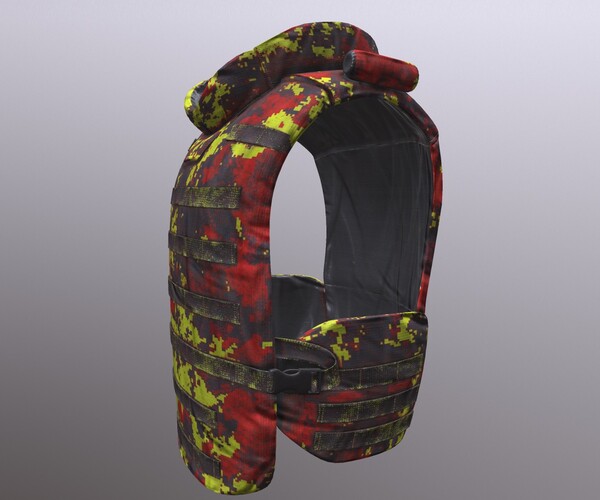 ArtStation - BULLETPROOF VEST low-poly PBR | Game Assets